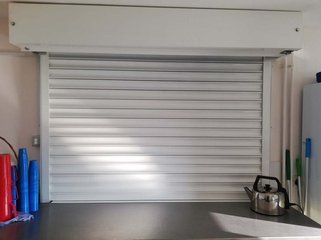 Kitchen Canteen Servery Fire Shutter, North London ...